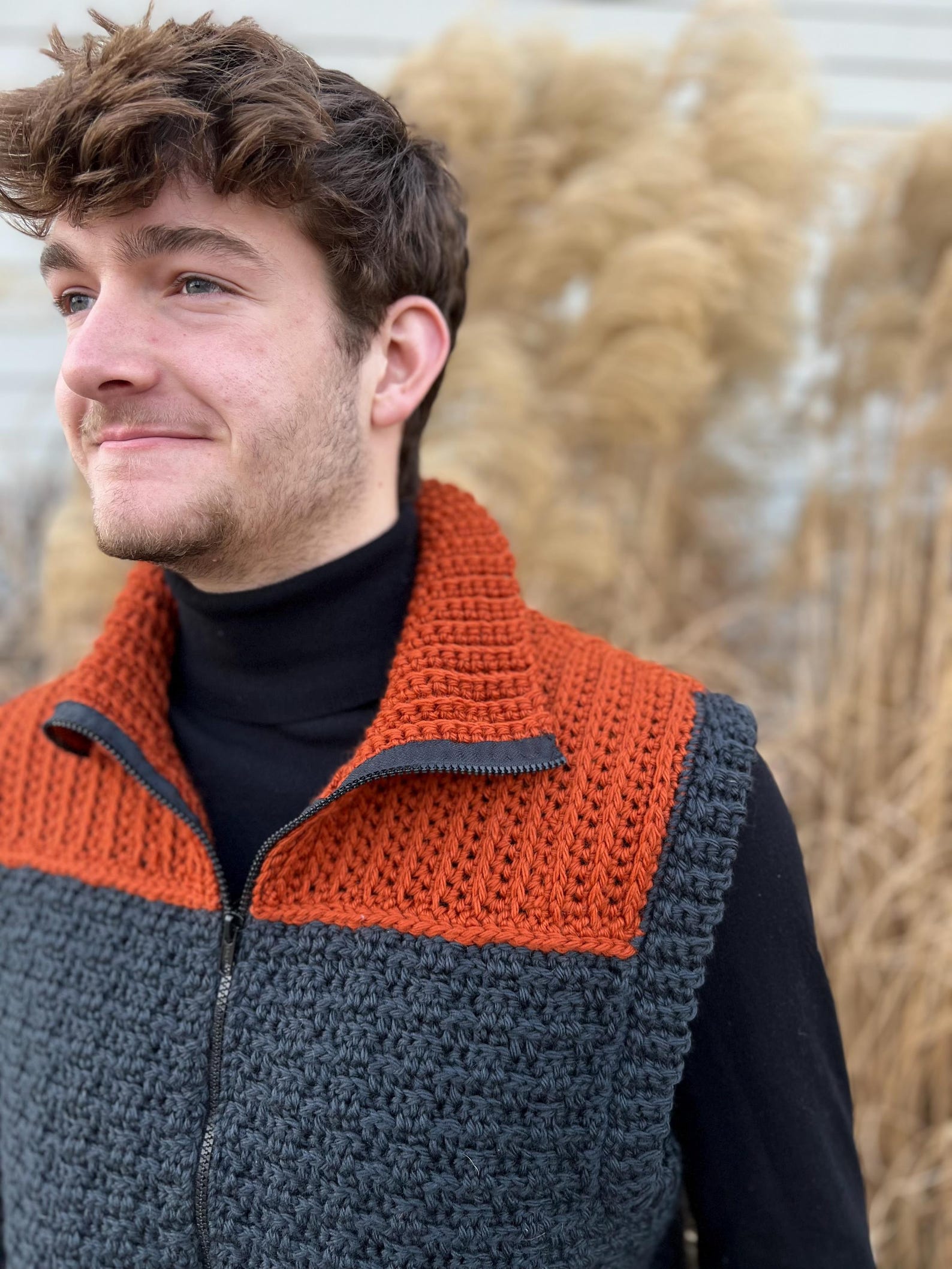 Duncan Crochet Mens VEST PATTERN / Fancy Mens Vest Pattern / Size ...