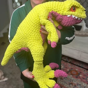 CROCHET PATTERN Rori the Raptor/ Crochet Amigurumi Pattern / Dinosaur ...
