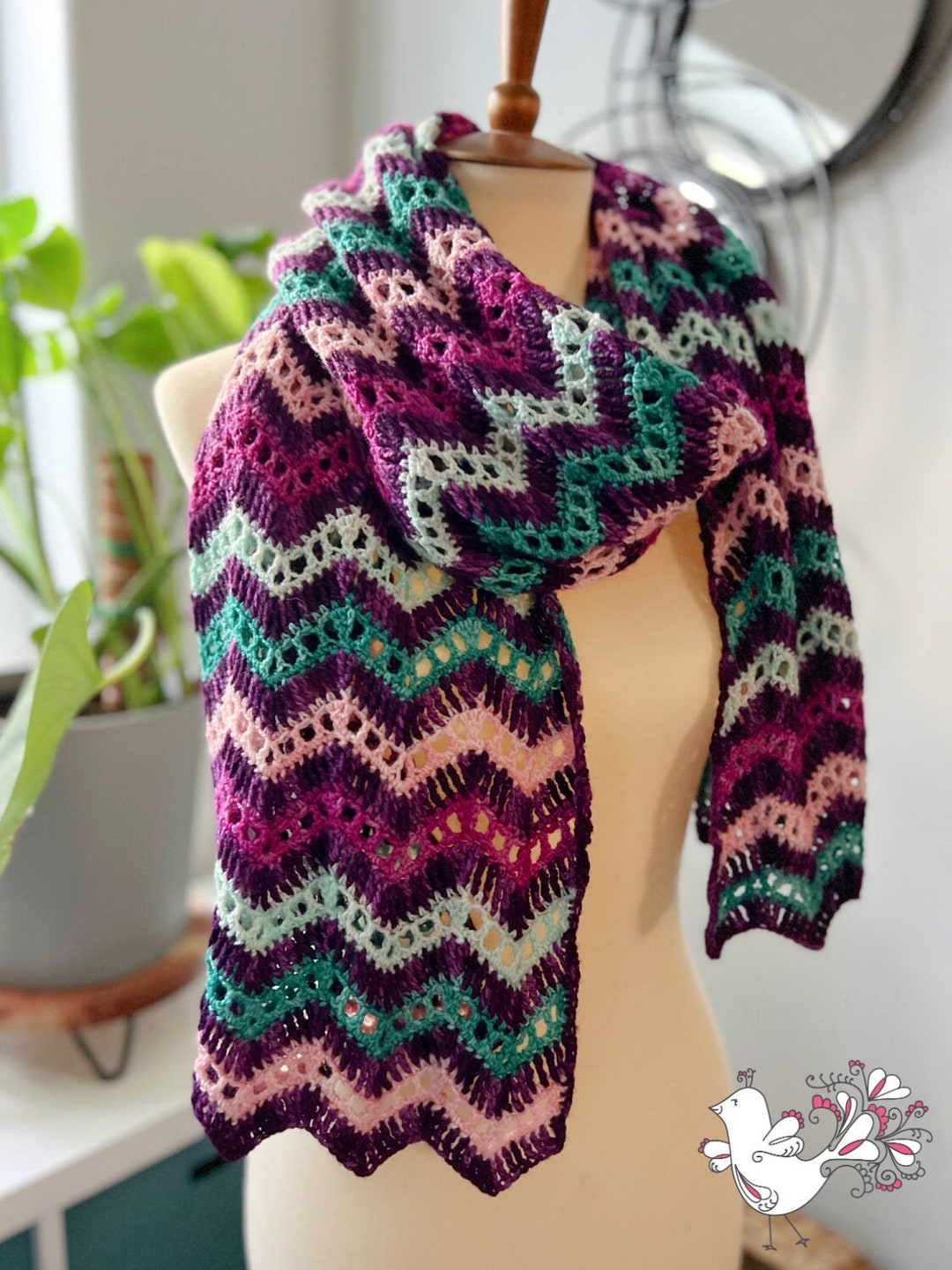 CROCHET PATTERN / Summer Crochet Shawl / Crochet Wrap / Celestia ...