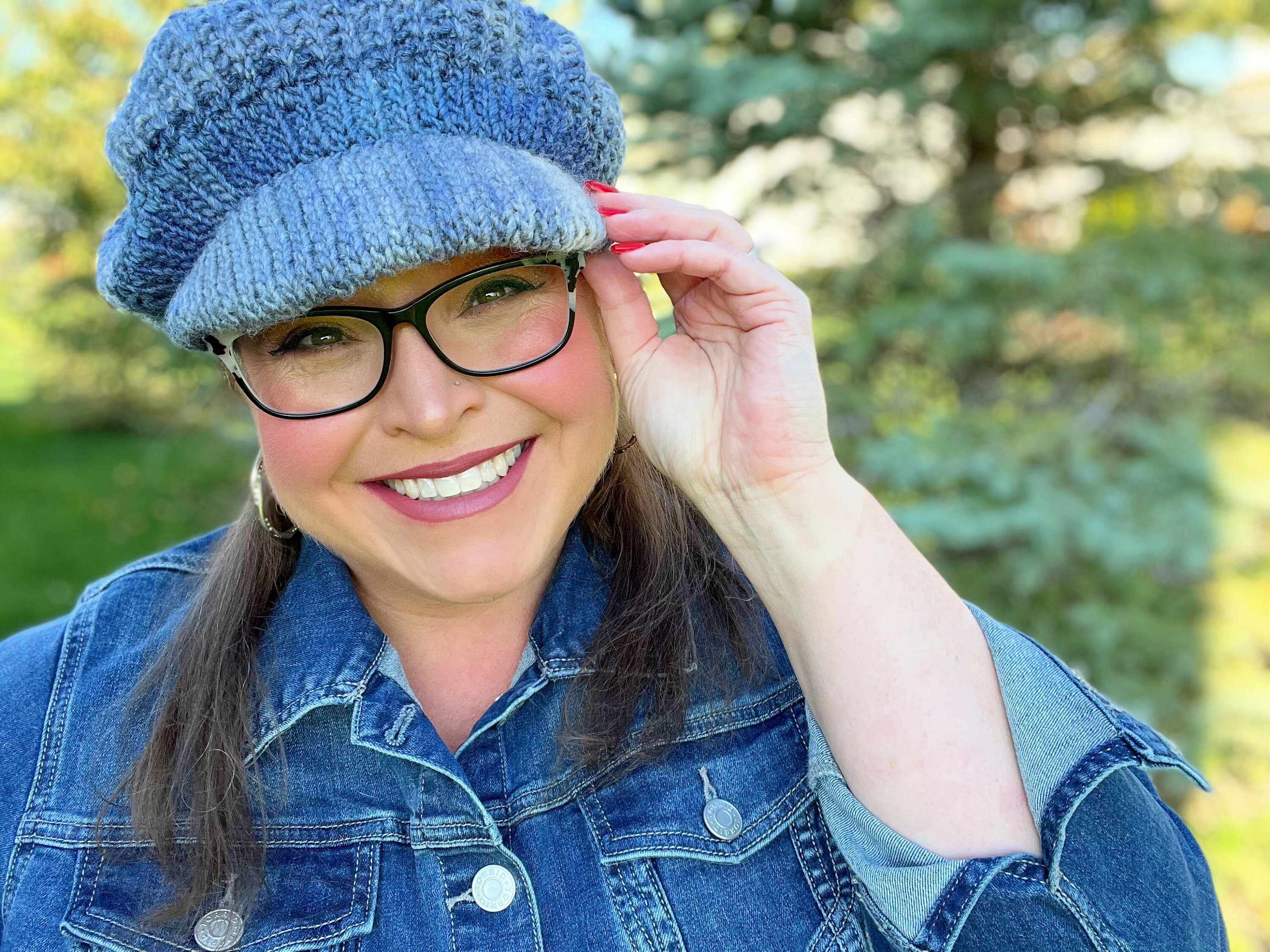 CROCHET HAT PATTERN / Newsboy Crochet Hat With Bill / Slouchy Beanie ...