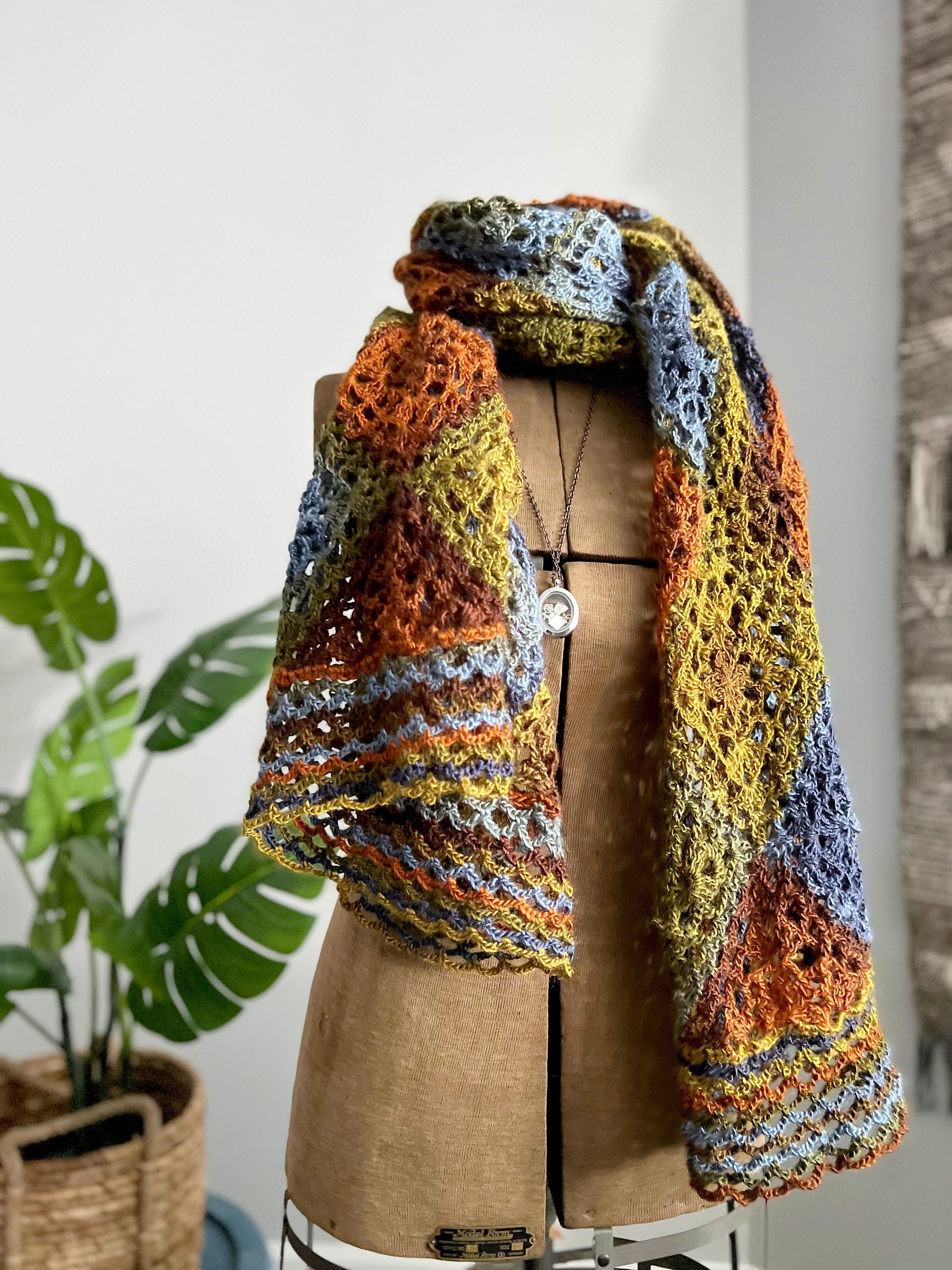 CROCHET PATTERN / Summer Crochet Shawl / Crochet Wrap / Chevron Crochet ...