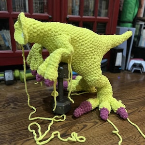 CROCHET PATTERN Rori the Raptor/ Crochet Amigurumi Pattern / Dinosaur ...