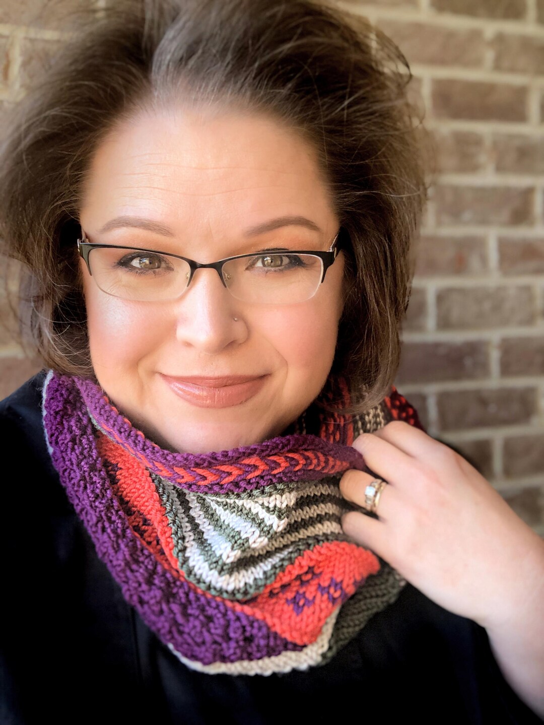 KNITTING PATTERN | Game Changer Knit Cowl Pattern PDF | Colorwork Knit ...