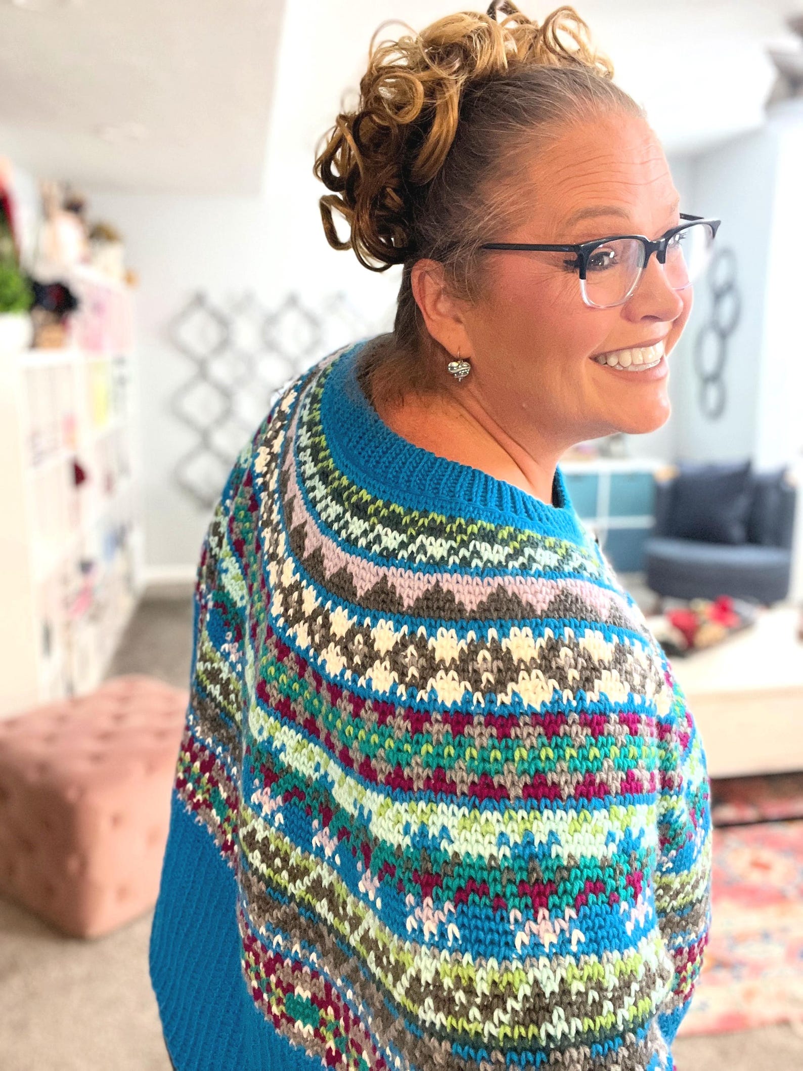 CROCHET PATTERN + VIDEO / Spectrum Stitch Crochet Swoncho – Stranded ...