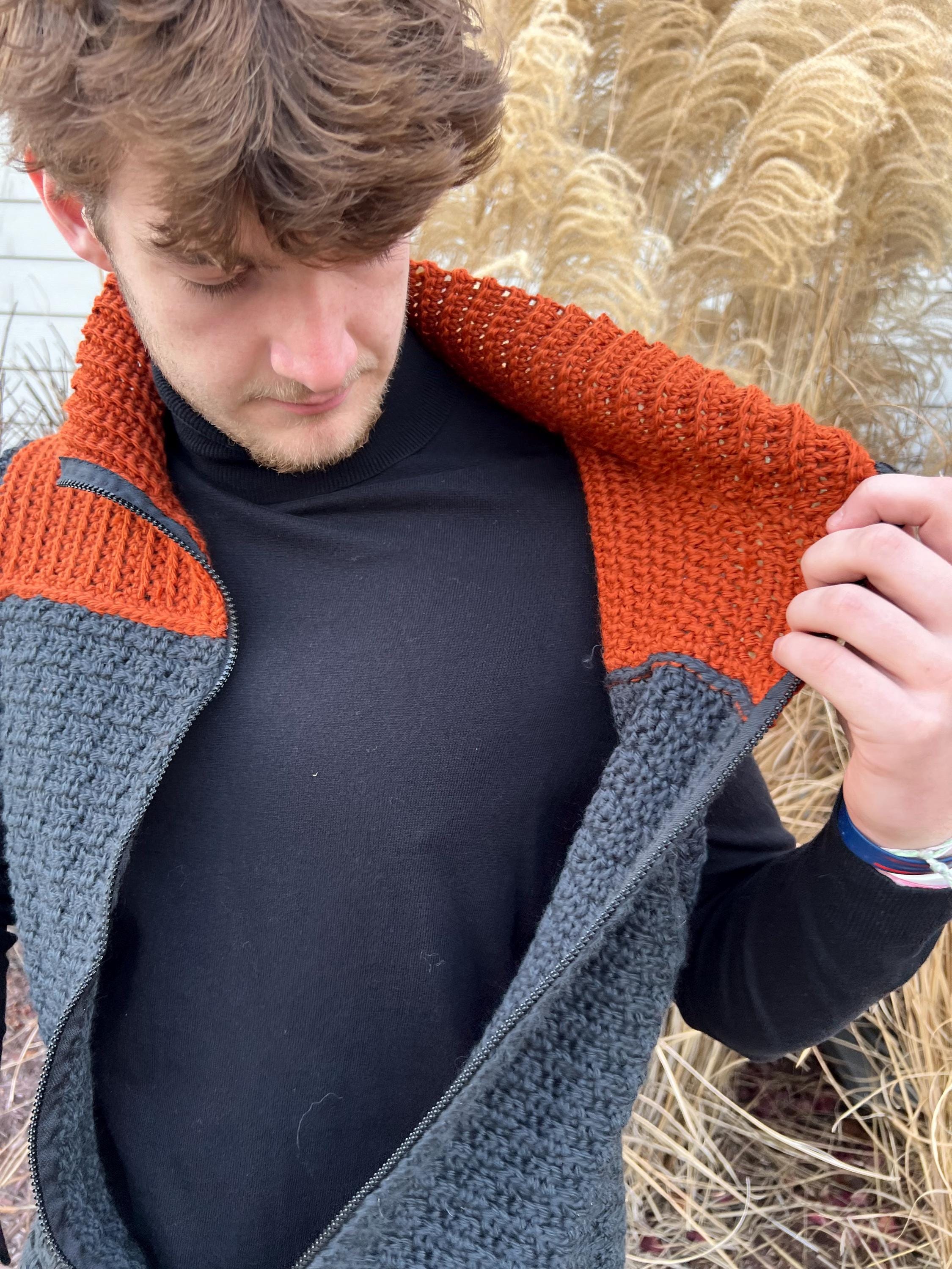 Duncan Crochet Mens VEST PATTERN / Fancy Mens Vest Pattern / Size ...