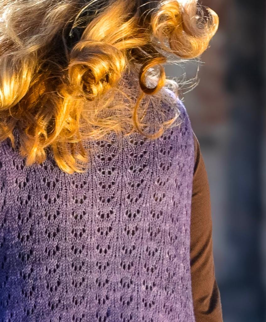 KNITTING PATTERN Violet Knit Duster Pattern by Marly Bird | Easy Lace ...