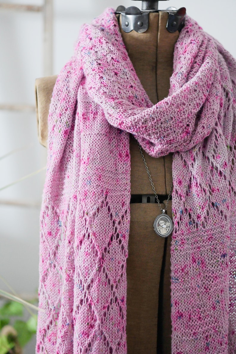 KNITTING PATTERN + VIDEO / Stitch Switch Shawl / Rectangle / Summer ...