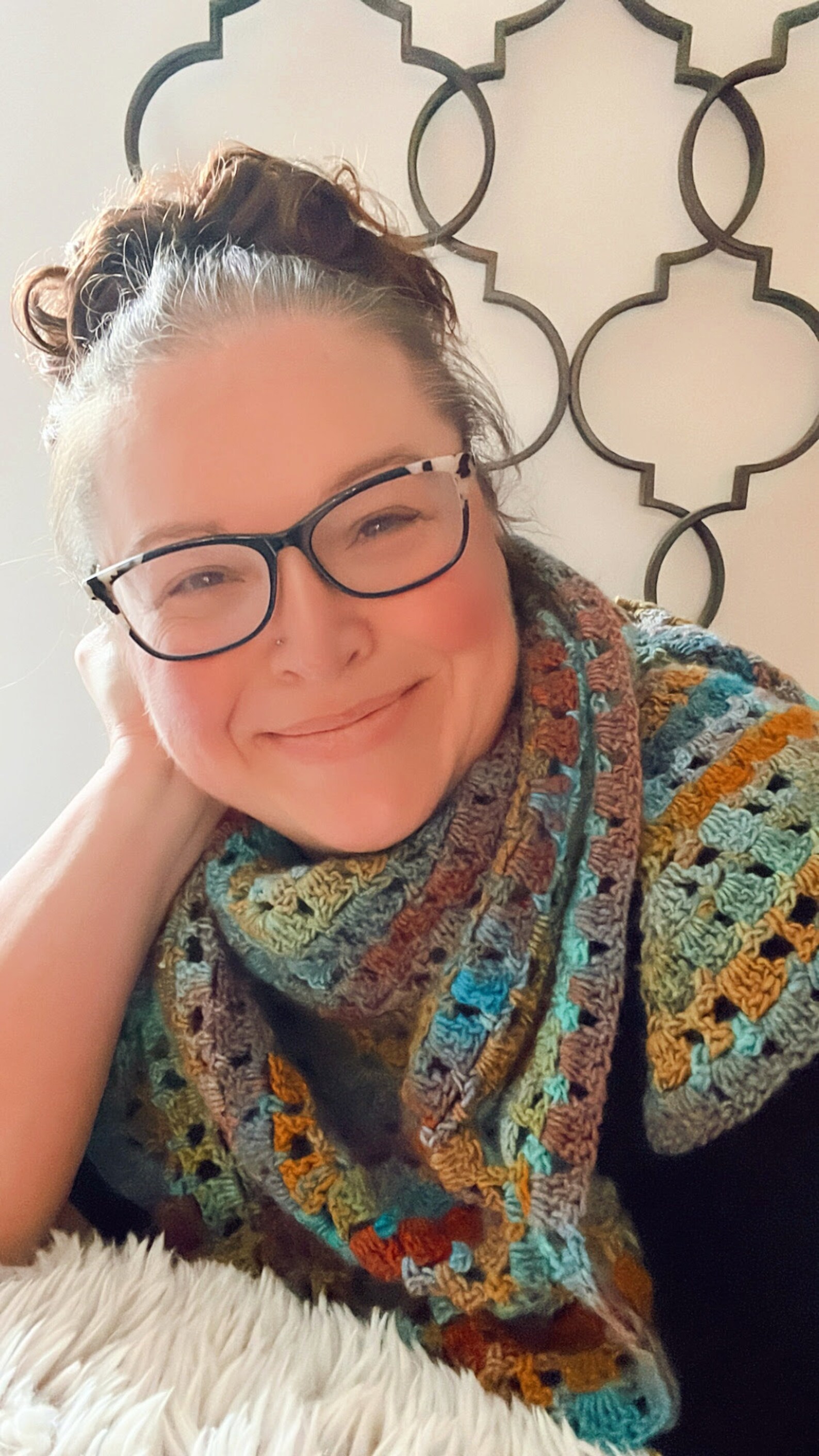 CROCHET PATTERN / Top Down Crochet Shawl / Crochet Granny Stitch ...