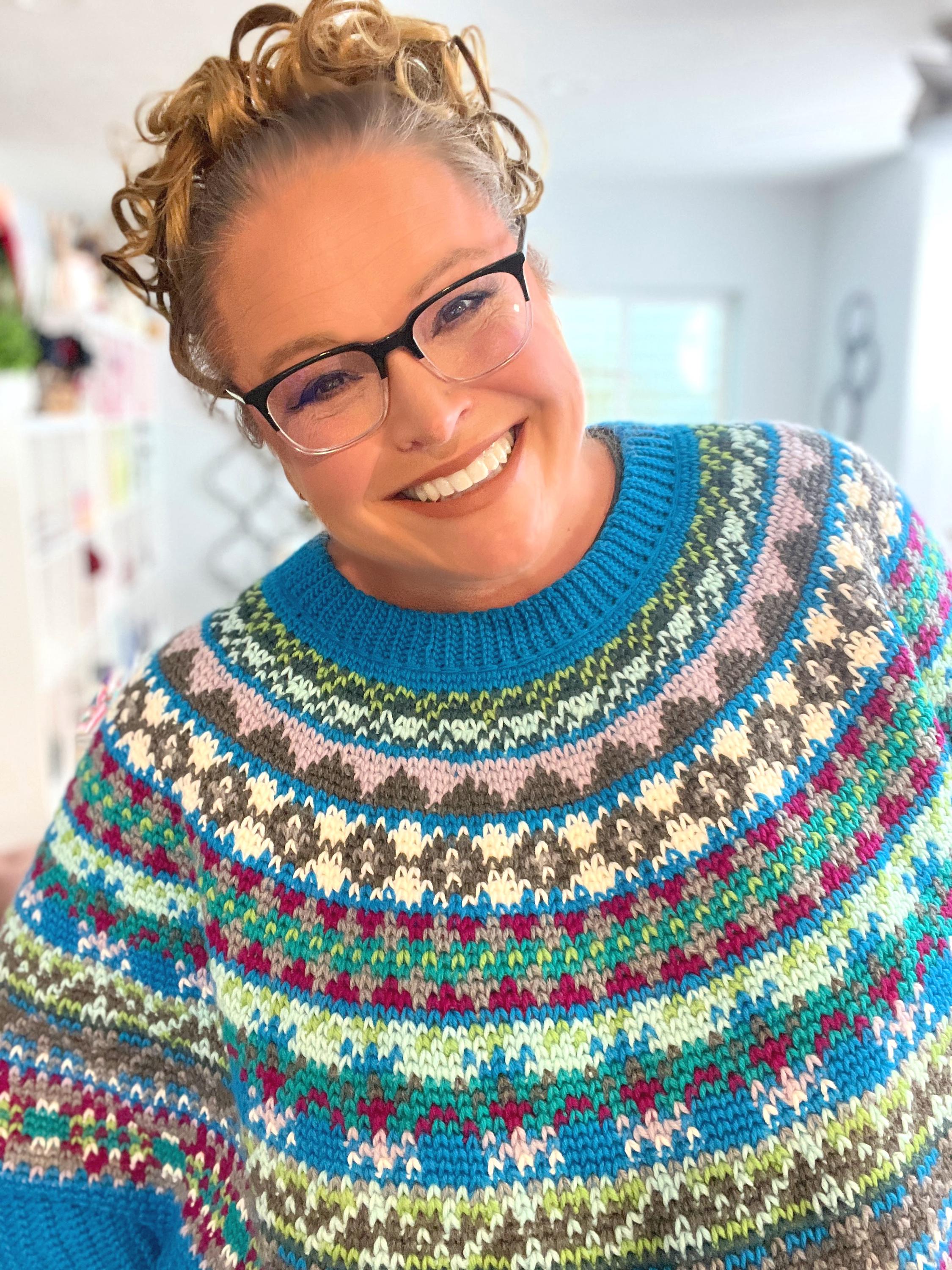 CROCHET PATTERN + VIDEO / Spectrum Stitch Crochet Swoncho – Stranded ...