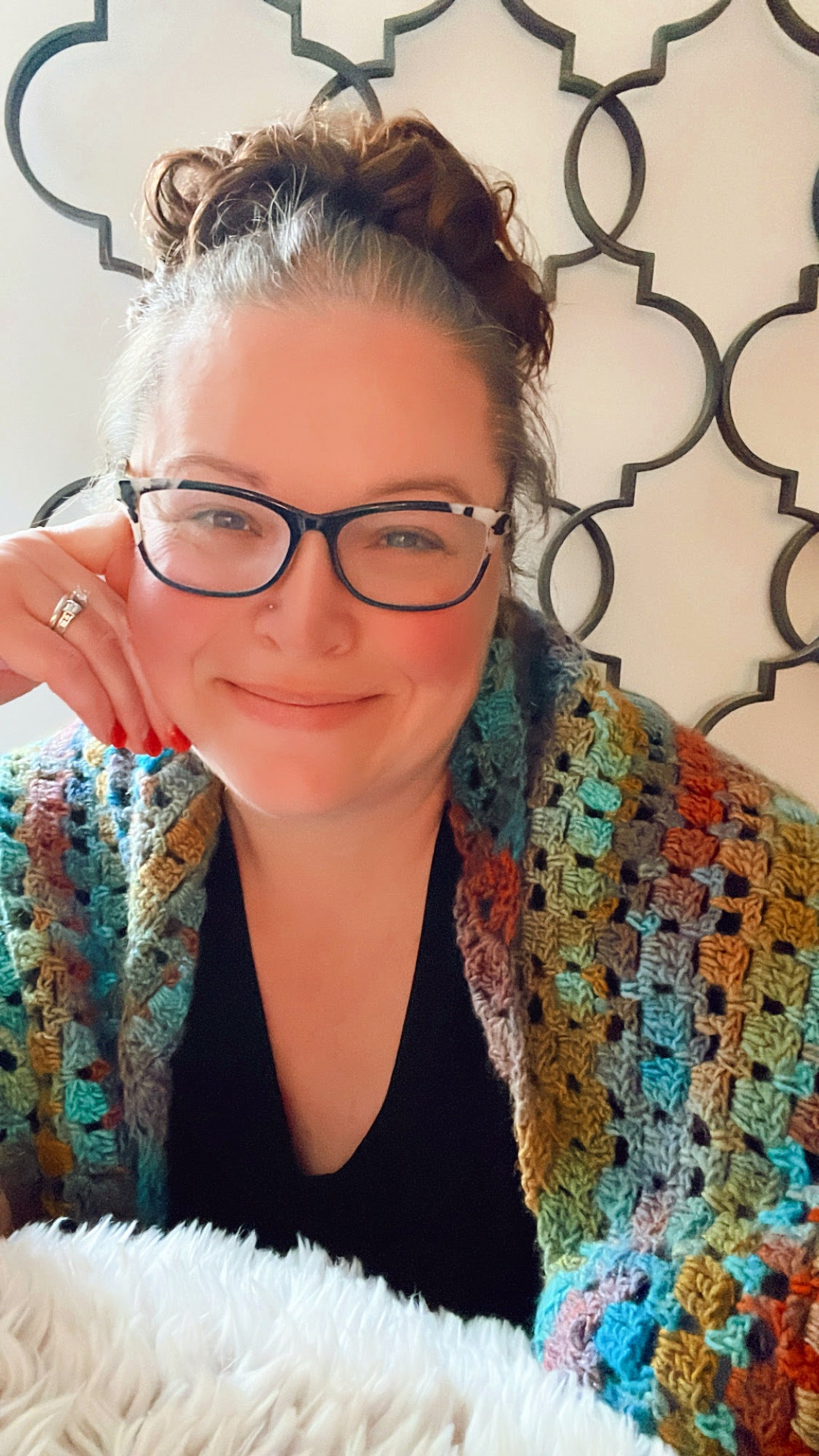 CROCHET PATTERN / Top Down Crochet Shawl / Crochet Granny Stitch ...