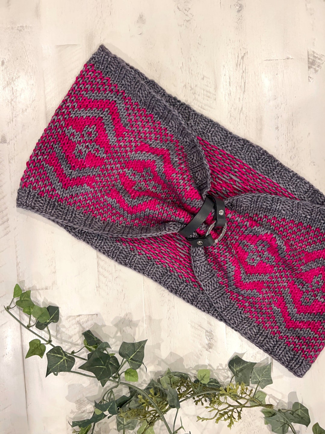 KNITTING PATTERN / Easy Colorwork Infinity Cowl / Fair Isle and ...