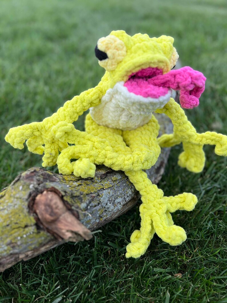 CROCHET PATTERN / Leggy Frog / Leap the Tree Frog Crochet Pattern ...