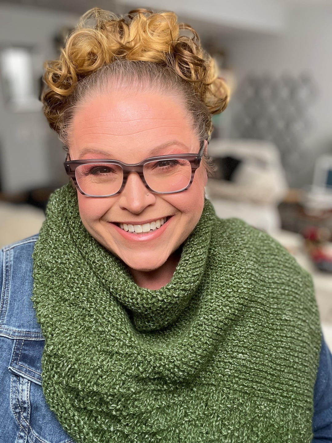 KNITTING PATTERN + VIDEO / Peak Serenity Knit Shawl / Side to Side ...