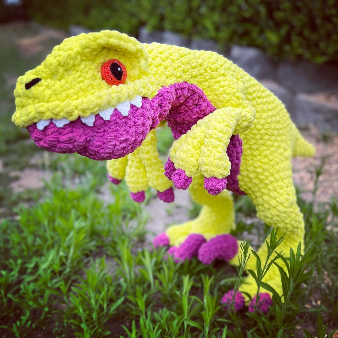 CROCHET PATTERN Rori the Raptor/ Crochet Amigurumi Pattern / Dinosaur ...