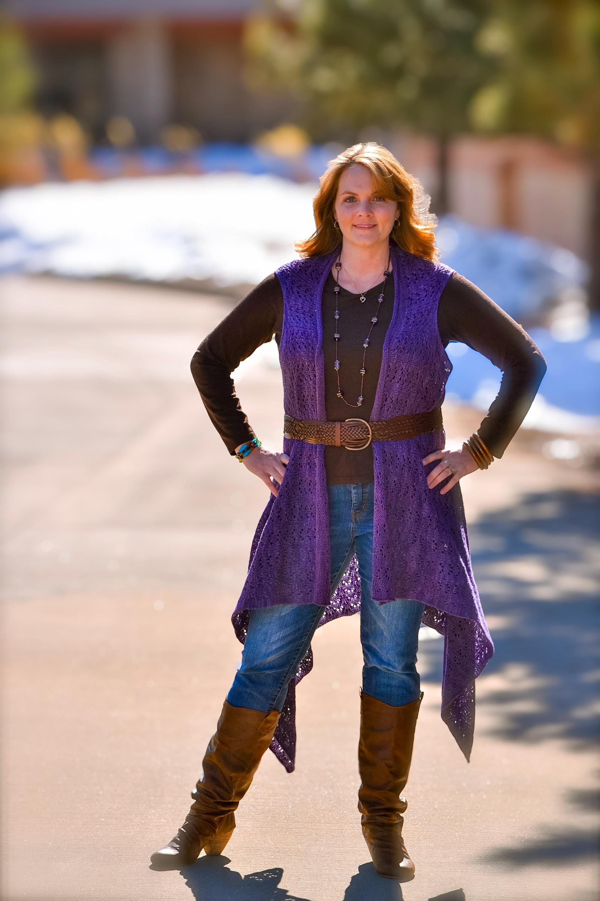 KNITTING PATTERN Violet Knit Duster Pattern by Marly Bird | Easy Lace ...