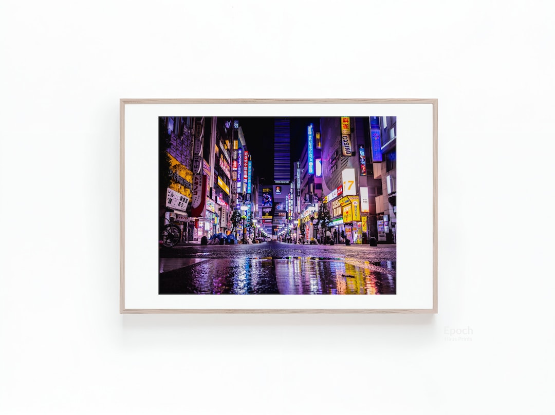 Godzilla Street in Shinjuku Tokyo Photograph at Night | Japan Photo ...