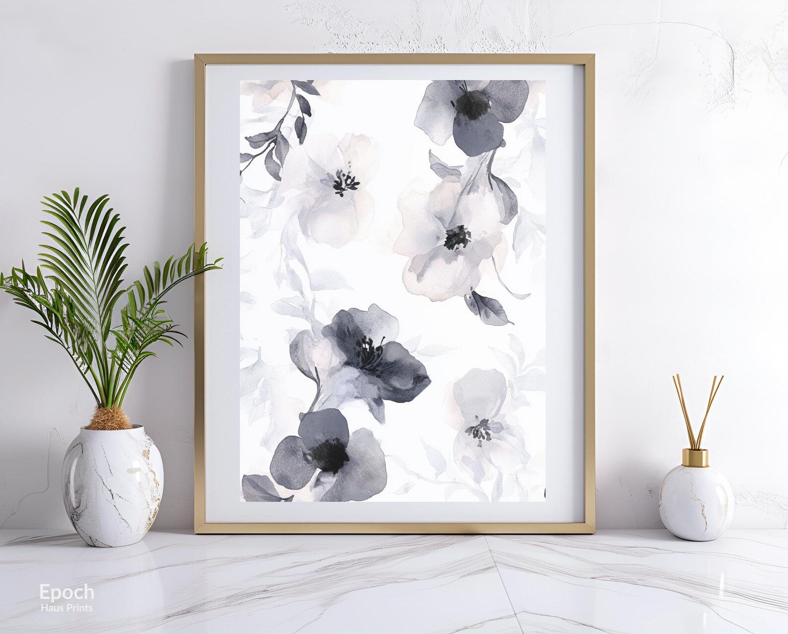 Watercolor Botanic Floral Print, 2025 Trending Wall Print, Floral Wall ...