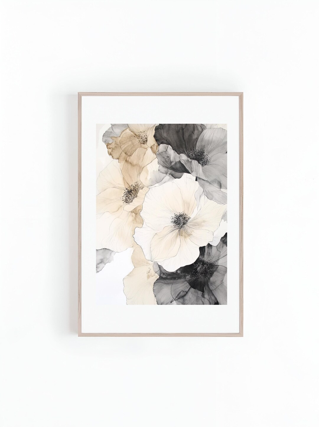 Watercolor Botanic Floral Print, 2025 Trending Wall Print, Floral Wall ...