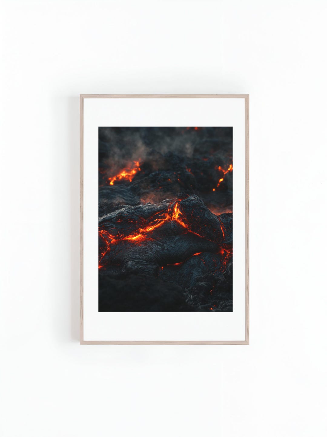 Red Lava Flow Photo, Magma Flowing, Active Volcano Picture, Volcanic ...