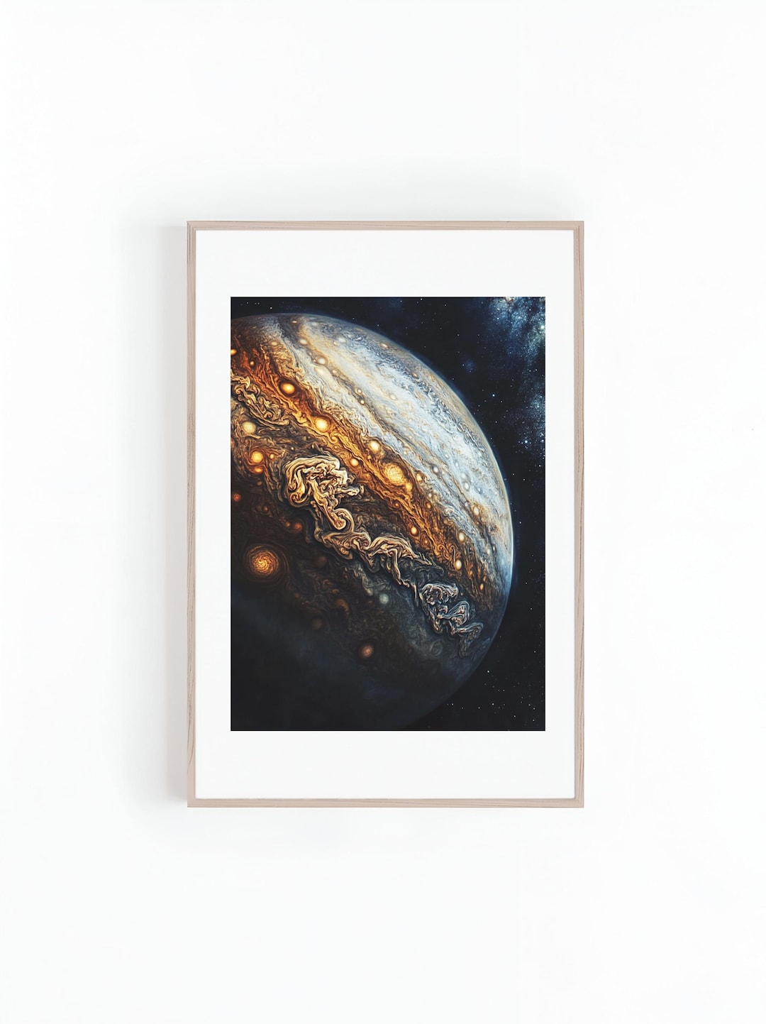 Planet Jupiter Space Telescope Photo, Stunning Close-up Detail of ...