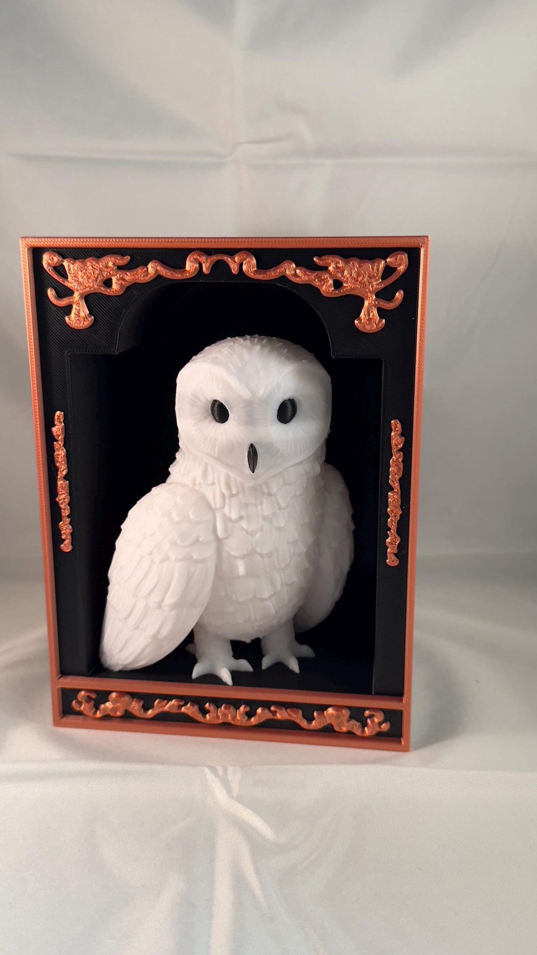 Harry Potter - Hedwig - Inspired Booknook Snow Owl | Bookend | 3D ...