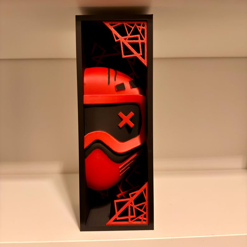 Book Nook Mask Heart or X | Dark Romance Decor | Bookish Shelf Insert ...