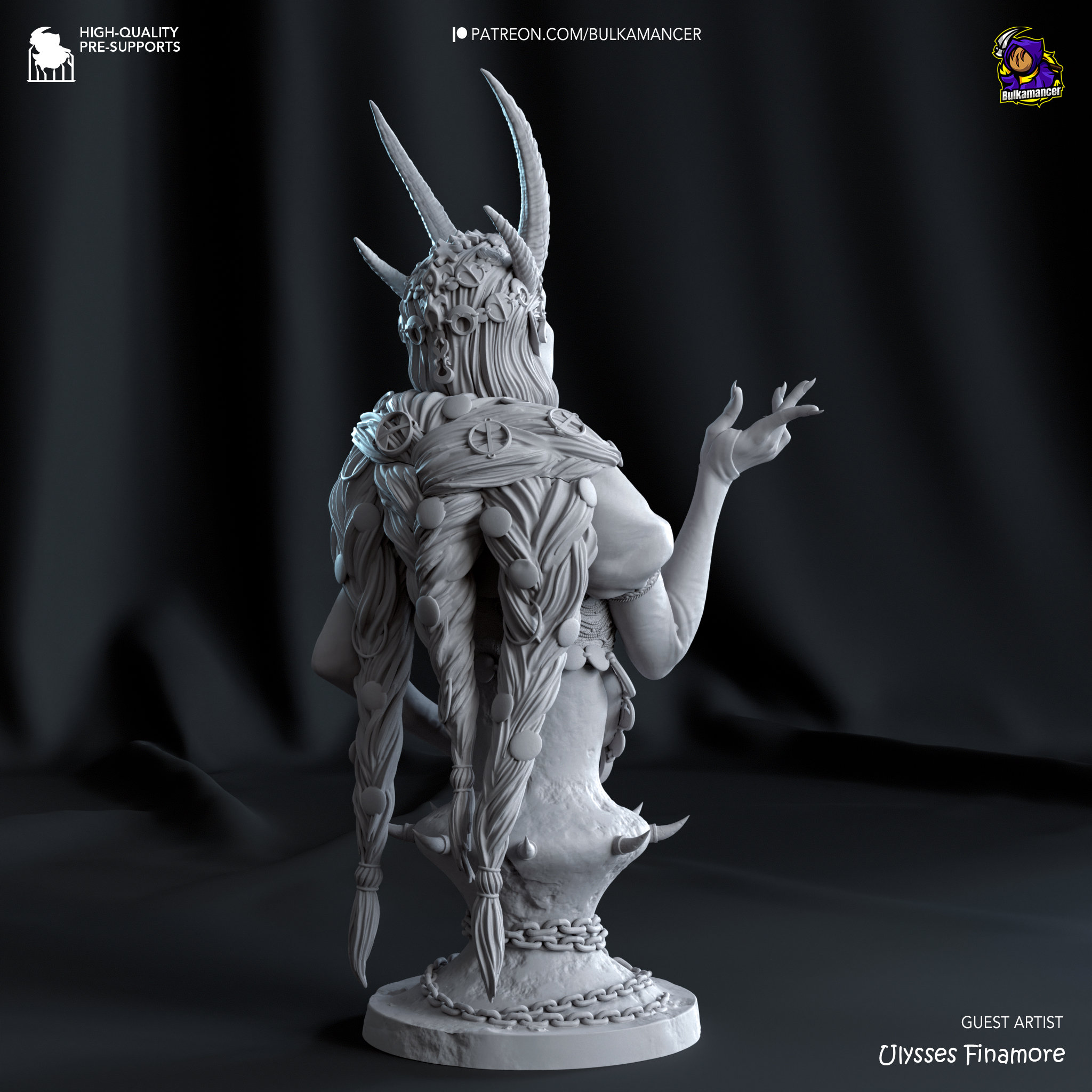 Mizora Figure Bust Baldur's Gate 3 Figure 174mm 8K Resin Print - Etsy