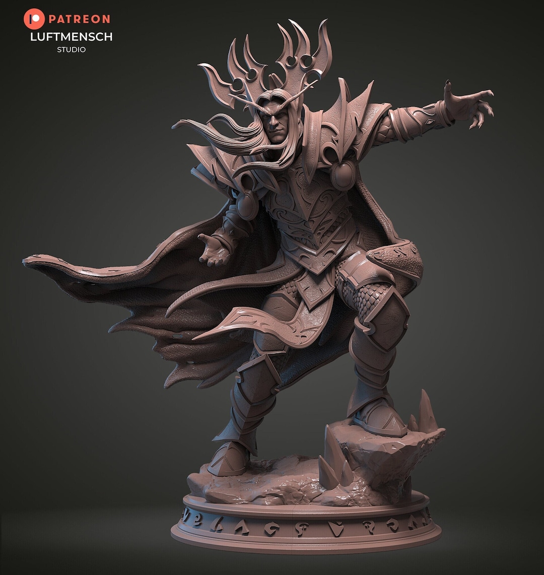 Kael'thas Wow Figure 270mm 430mm World of Warcraft Statue 8K Detailed ...