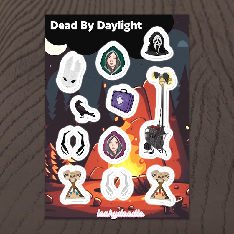 Dead by Daylight Stickers Gift for Gamer, DBD Stickers for Laptop ...