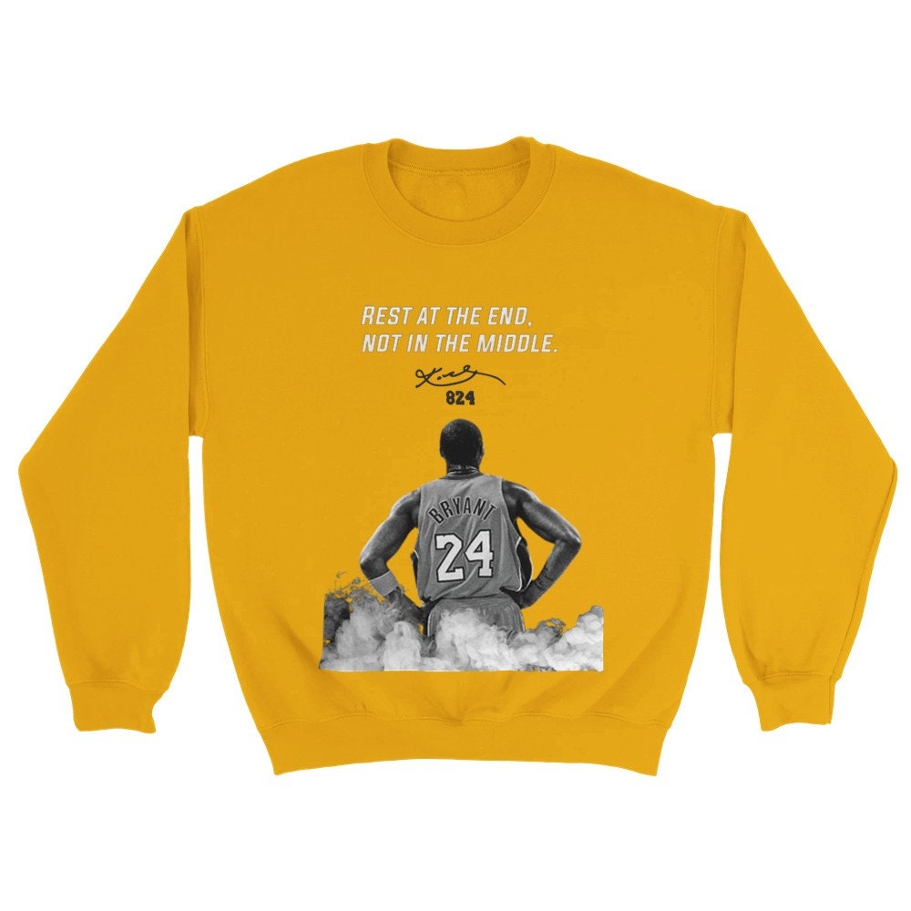 Kobe Bryant Motivational Quote Sweatshirt Kobe Bryant Sweatshirt NBA ...