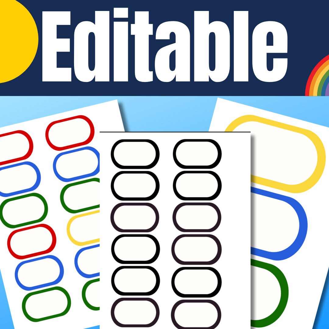 Editable Preschool Toy Bin Labels With Realistic Photos - Etsy