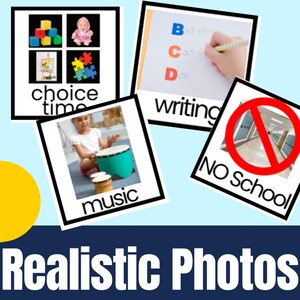 Editable Kindergarten Preschool Autism Visual Schedule Special ...