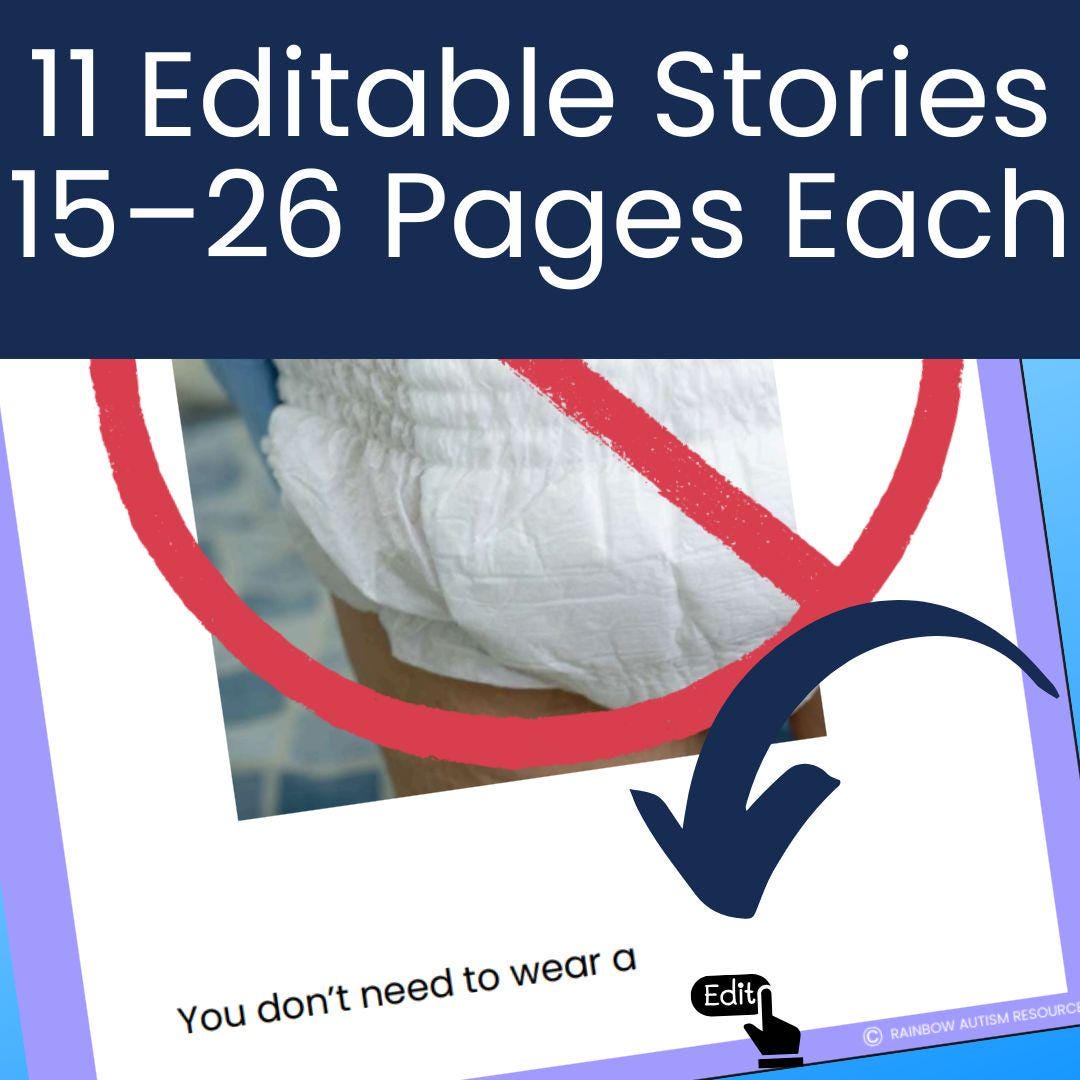 Autism Toilet Training Social Story Bundle 16 Potty Training Social ...