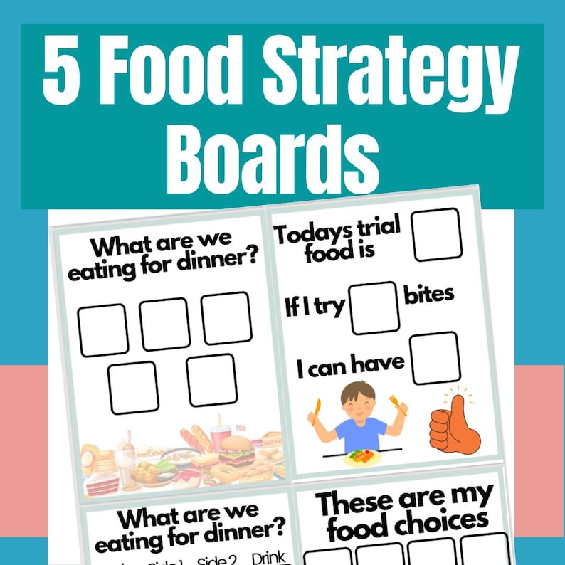 Food Picture Cards for Autistic Children – PECS Style Visual Supports ...