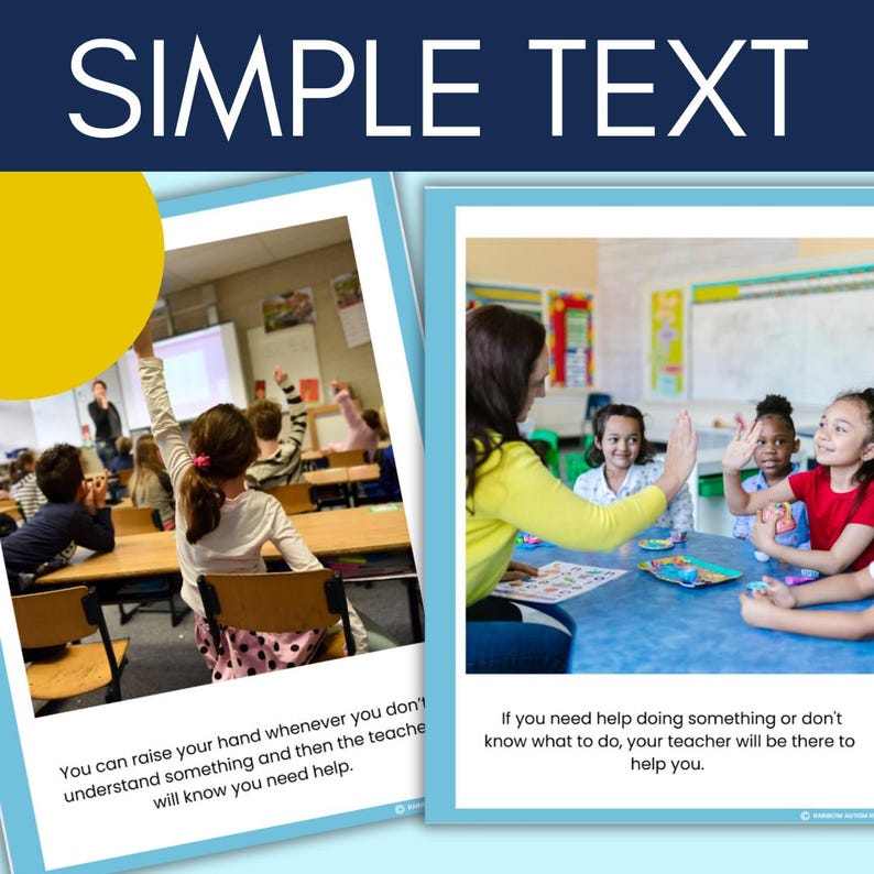 Starting School Social Skill Story Preparing for Back to School - Etsy