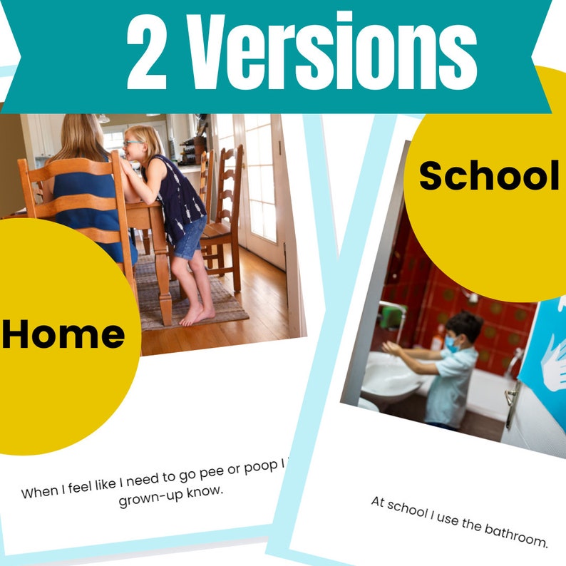 Autism Potty Training Toilet Training Social Story for School or Home ...