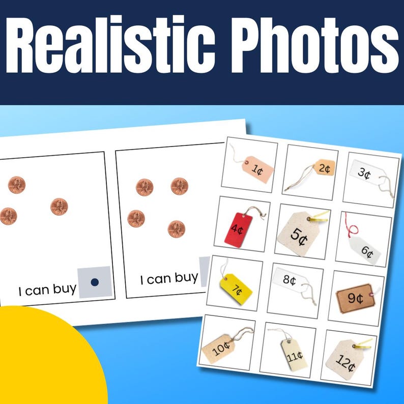 Coin Counting Money Adapted Book Aligned W Ablls-r R24 Count Coins ...