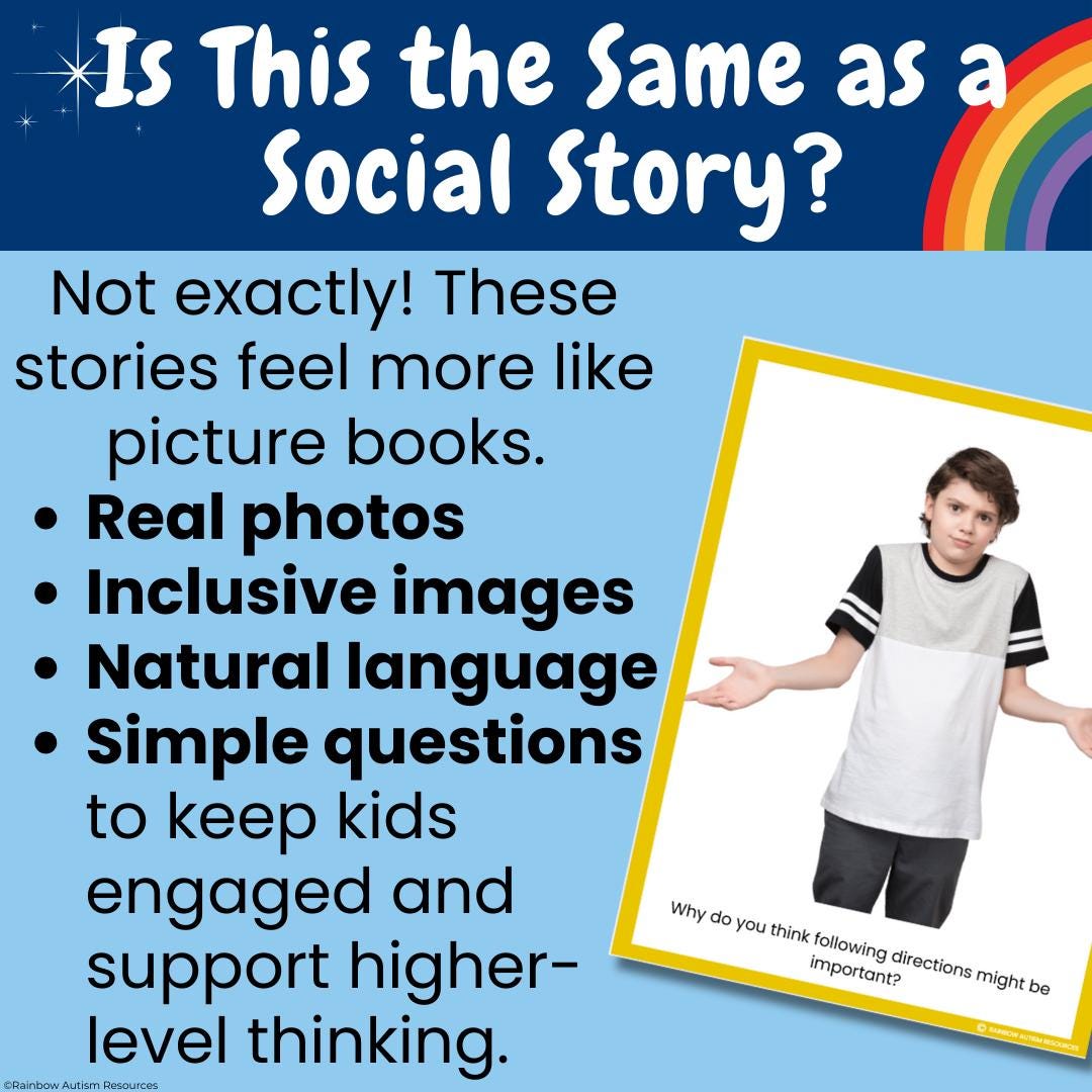 Accepting No Social Story Preschool Autism Social Skills SEL Emotional ...