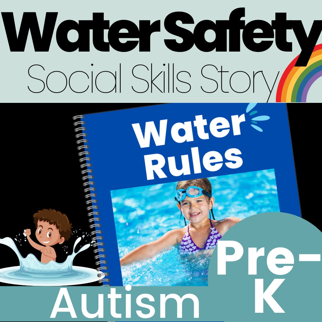 Water Rules Water Safety Social Skills Story for Children With Autism ...