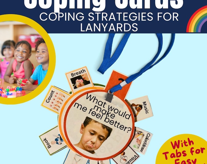 Printable Behavior Cue Cards: Calming Strategies, Classroom Management ...