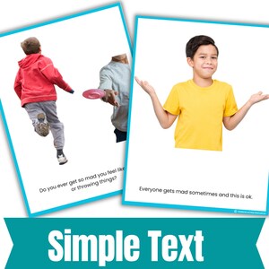 When I Am Mad at School Autism Social Skill Story Coping Skills When ...