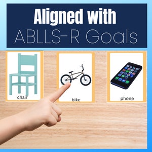 Early Language Skills Autism Ablls-r Aligned Speech Therapy Picture ...