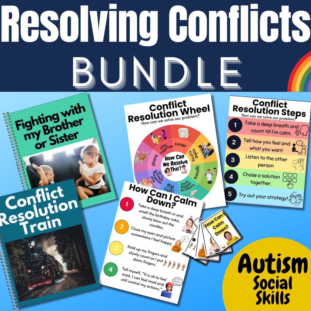 Conflict Resolution Bundle to Teach Resolving Conflicts Peacefully for ...