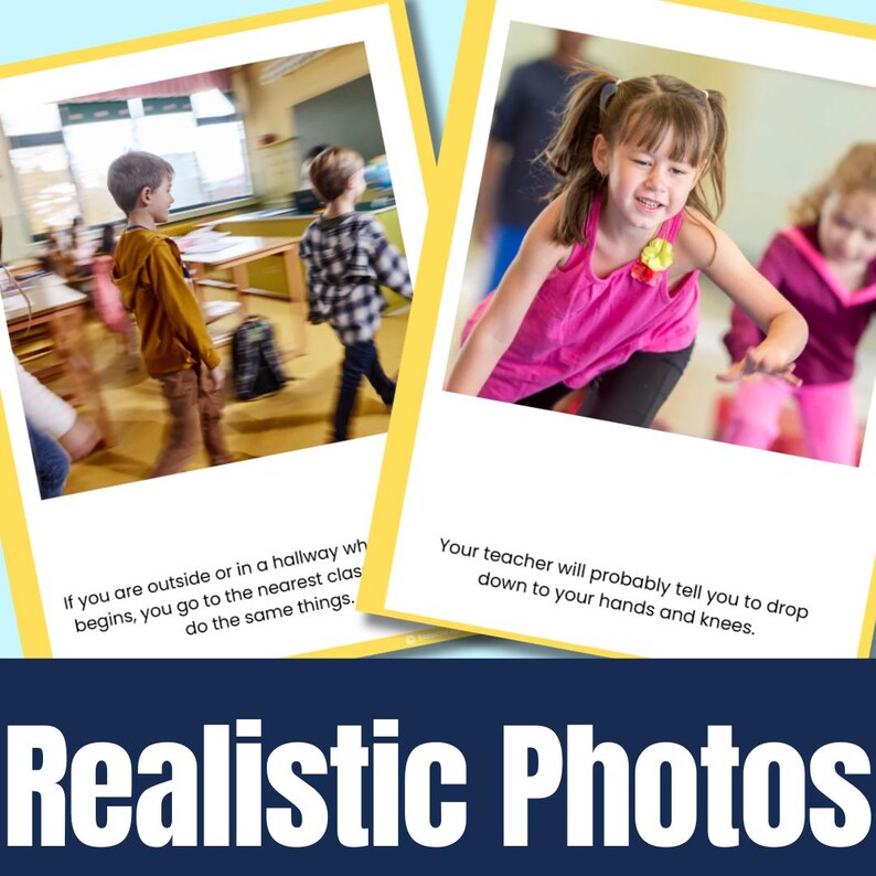 Earthquake Drill Social Story: Calming Strategies for School (25-page ...