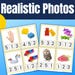 Matching Numbers to Objects Photo Picture Cards Aligned With ABLLS R8 ...