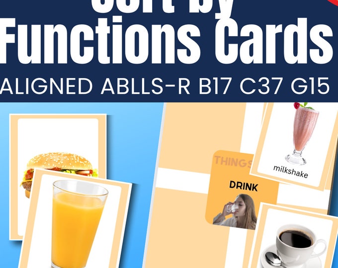 Intraverbal: Class / Category Task Cards (aligned With ABLLS-R H14, H15 ...