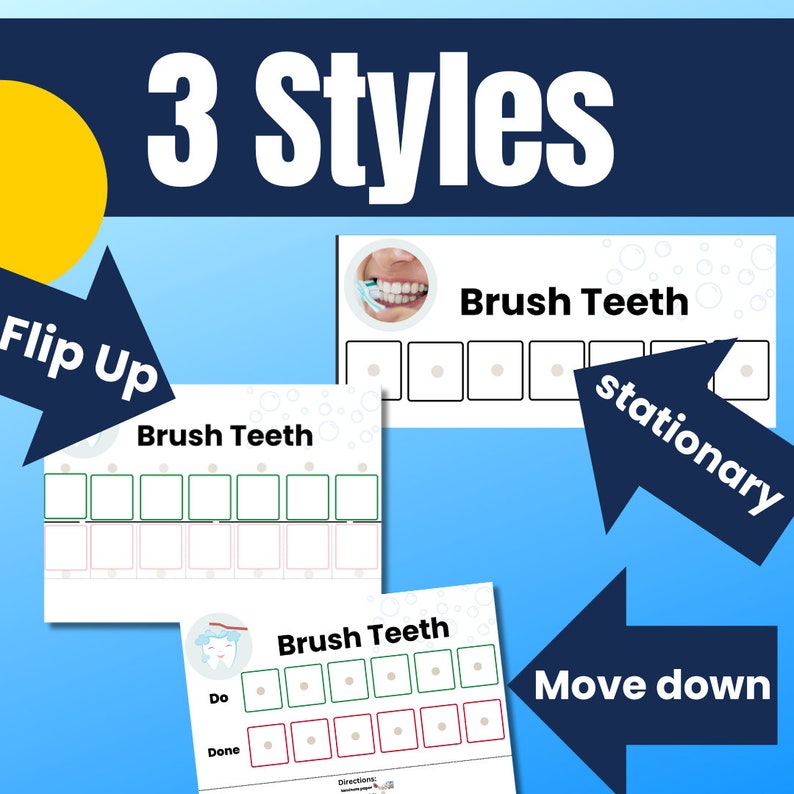 Brushing Teeth Visual Schedule Toothbrushing Steps Autism Visual ...