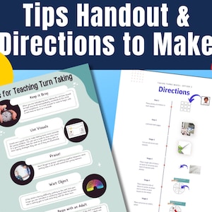 Taking Turns Autism Visual Supports to Teach Turn Taking - Etsy