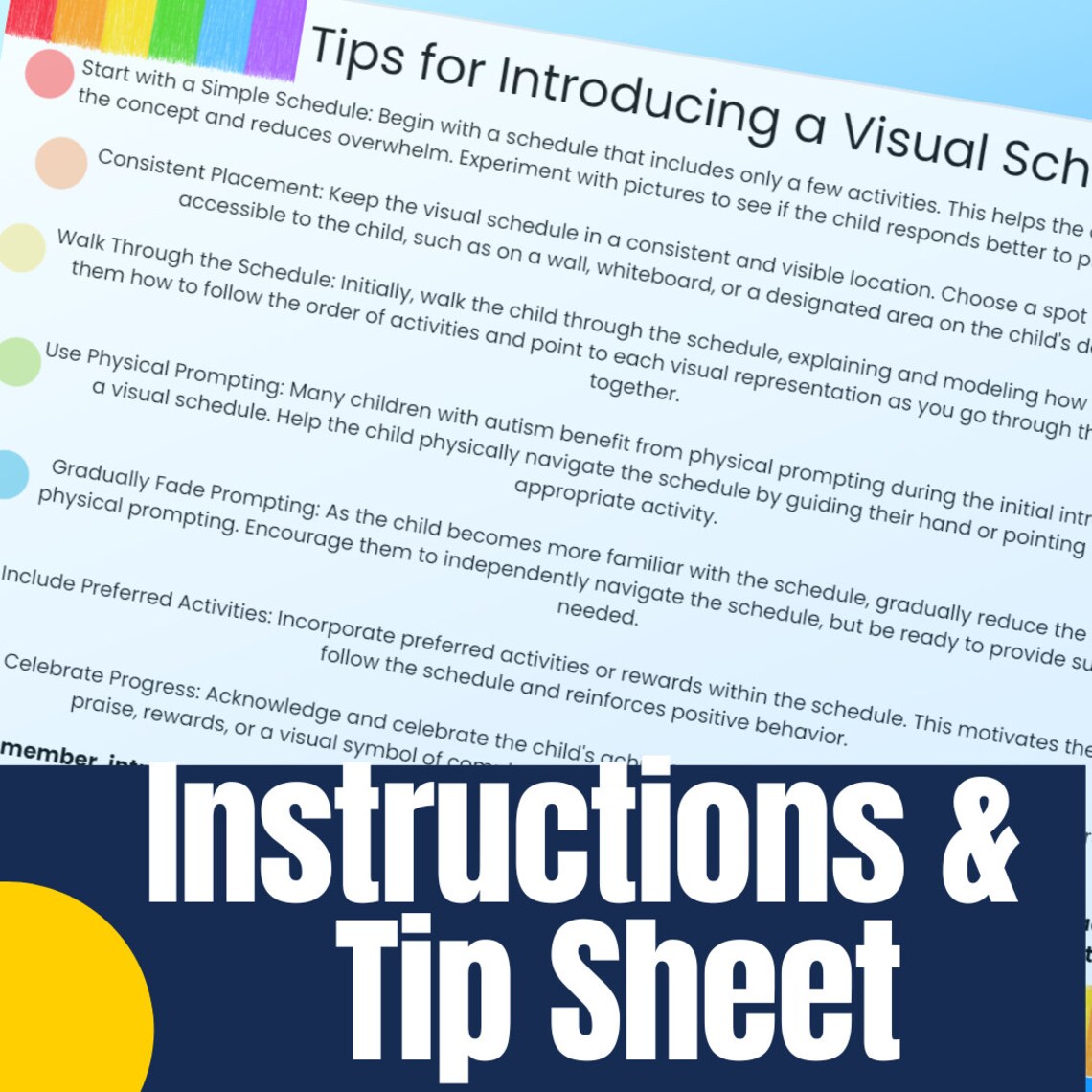 Autism Play Visual Schedule for Free Time Autism Visual Support - Etsy