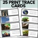Spring & Earth Day Vocabulary Cards, Traceable Print Cards, and Mini ...
